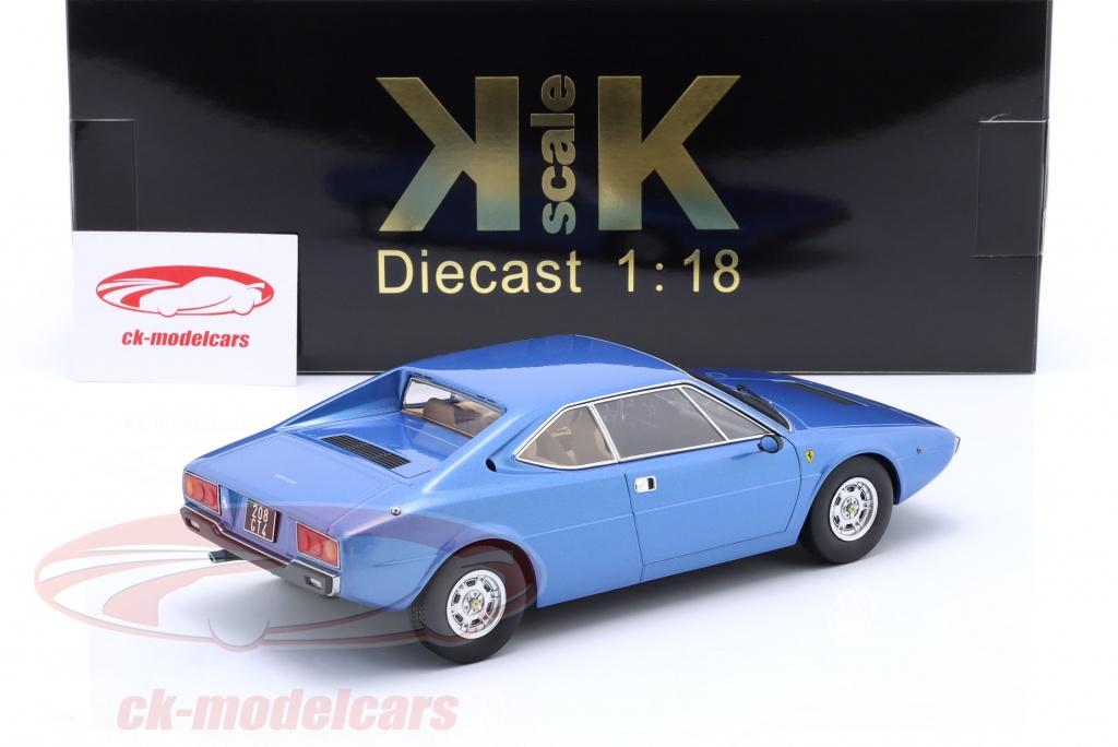 KK-Scale 1:18 Ferrari 208 GT4 Anno di costruzione 1975 Azzurro ...