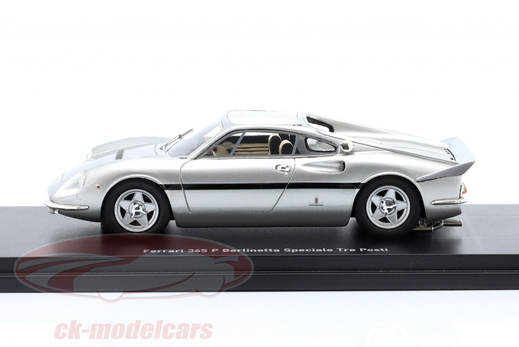 AutoCult 1:43 Ferrari 365P Personal Car Gianni Agnelli 1966 silver ...