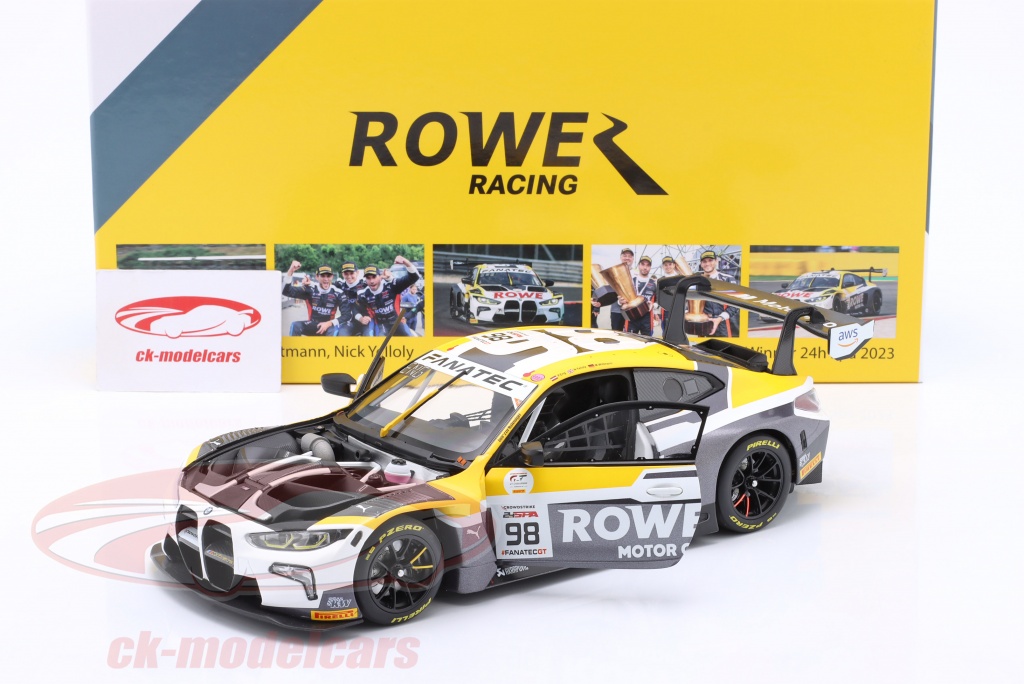 Minichamps 1:18 BMW M4 GT3 #98 优胜者 24h Spa 2023 Rowe Racing 113232198 ...