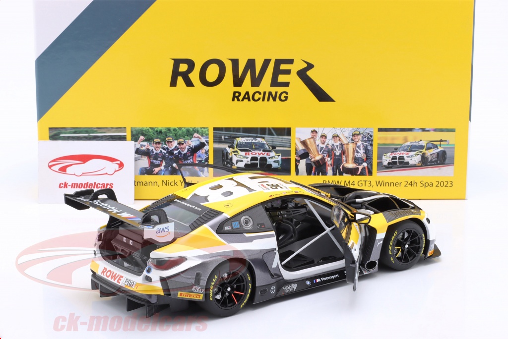 Minichamps 1:18 BMW M4 GT3 #98 优胜者 24h Spa 2023 Rowe Racing 113232198 ...