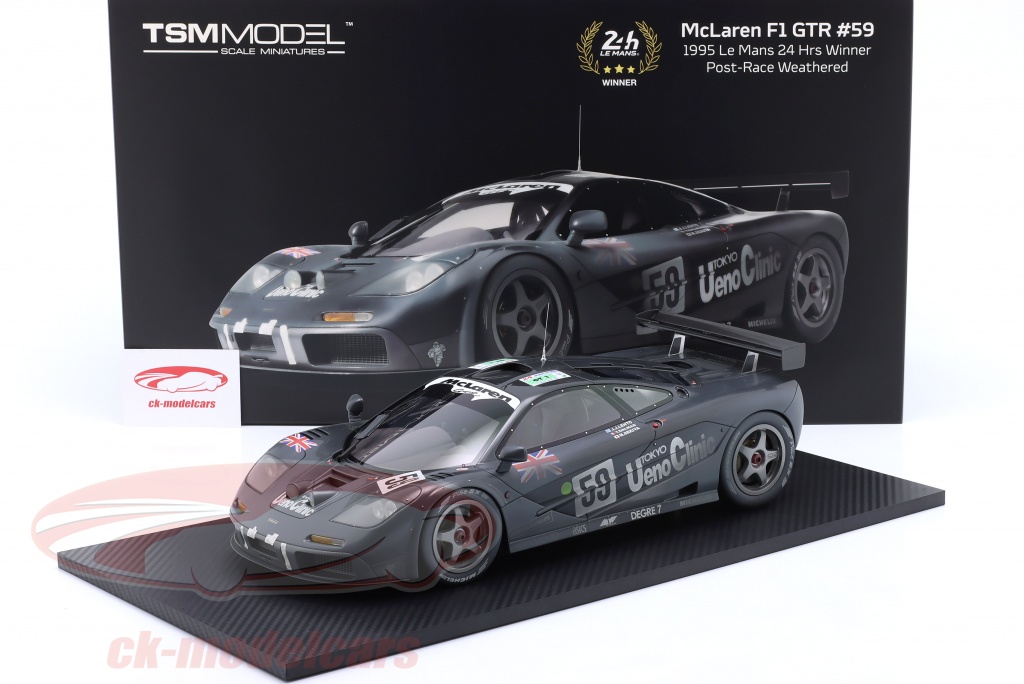 True Scale 1:12 McLaren F1 GTR #59 Sieger 24h LeMans 1995 Dalmas, Sekiya, Lehto TSM120011 ...