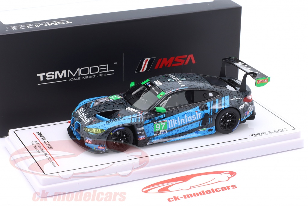 True Scale 1:43 BMW M4 GT3 #97 Laguna Seca IMSA 2023 Auberlen, Hull ...