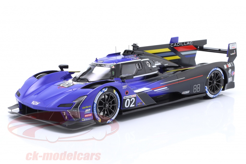 True Scale 1:18 Cadillac V-Series.R #02 4th 24h Daytona IMSA 2023 Cadillac Racing TS0493 model ...