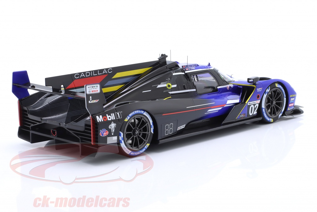 True Scale 1:18 Cadillac V-Series.R #02 4ème 24h Daytona IMSA 2023 Cadillac Racing TS0493 modèle ...