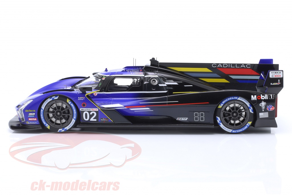 True Scale 1:18 Cadillac V-Series.R #02 4th 24h Daytona IMSA 2023 Cadillac Racing TS0493 model ...