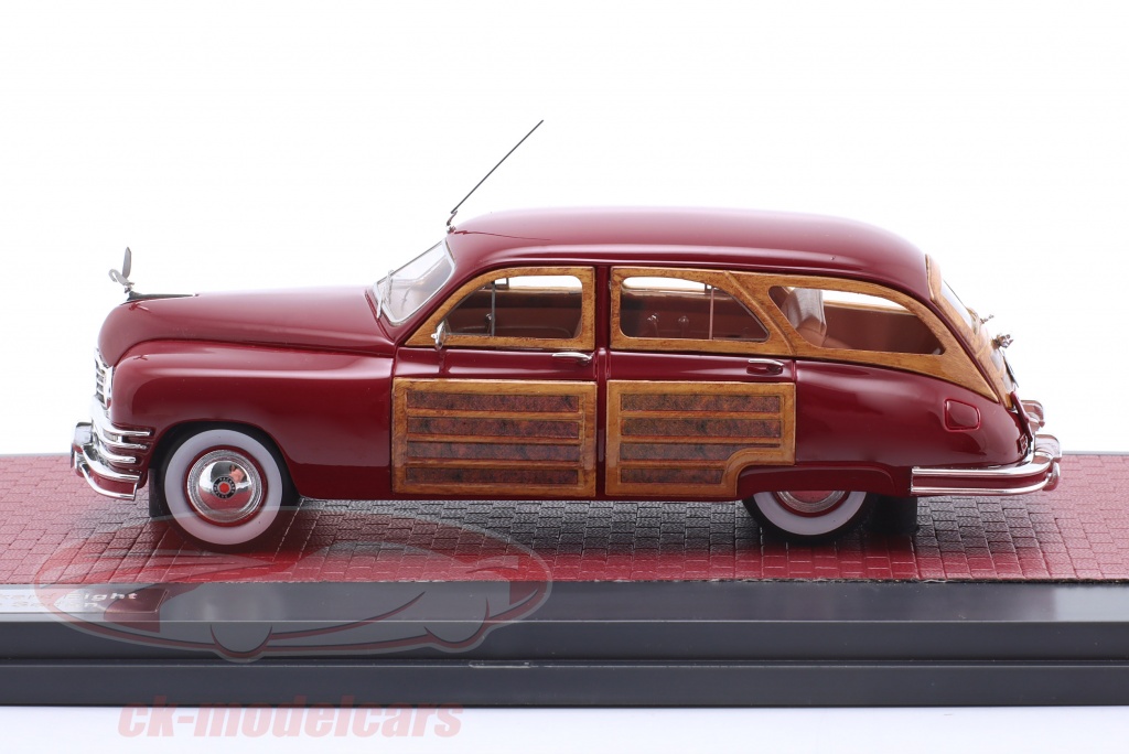 Matrix 1:43 Packard Eight Station Sedan year 1948 wine red MX21601-063 ...