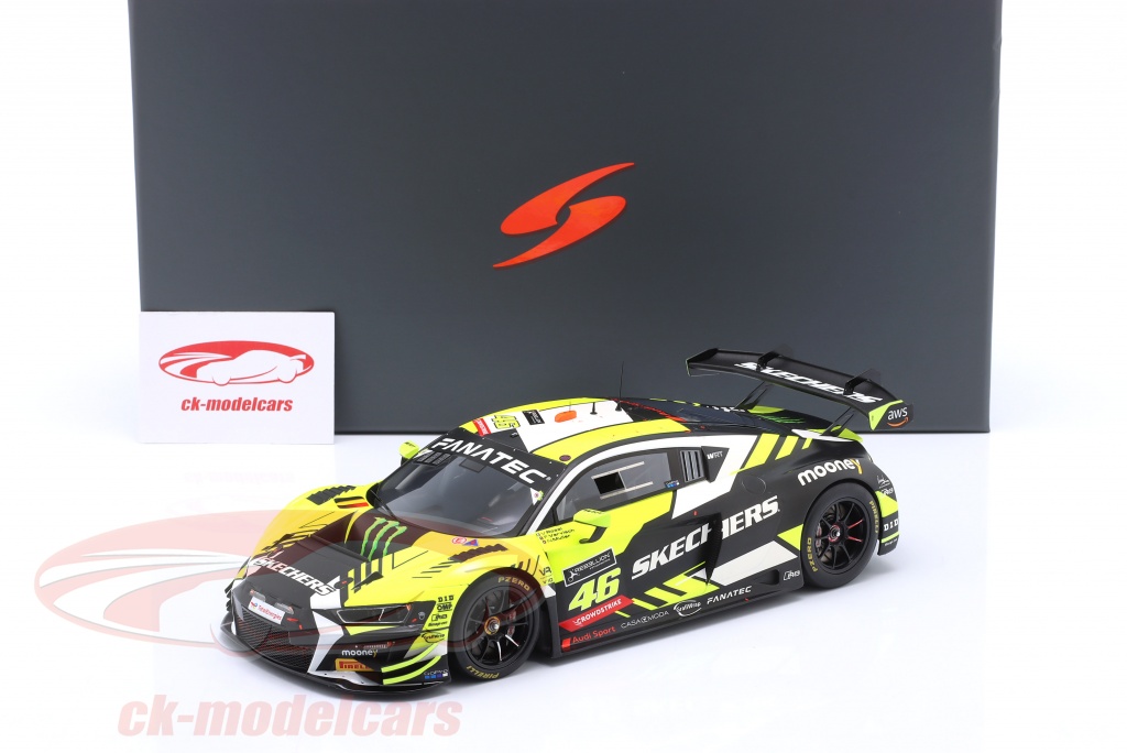 Spark 1:18 Audi R8 LMS GT3 #46 24h Spa 2022 V. Rossi, Vervisch, Müller Audi WRT 18SB054 model ...