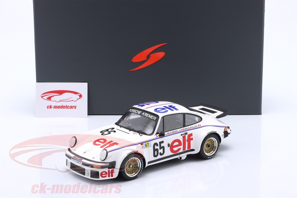 Spark 1:18 Porsche 934 Kremer Racing #65 24h LeMans 1976 Wollek, Pironi ...