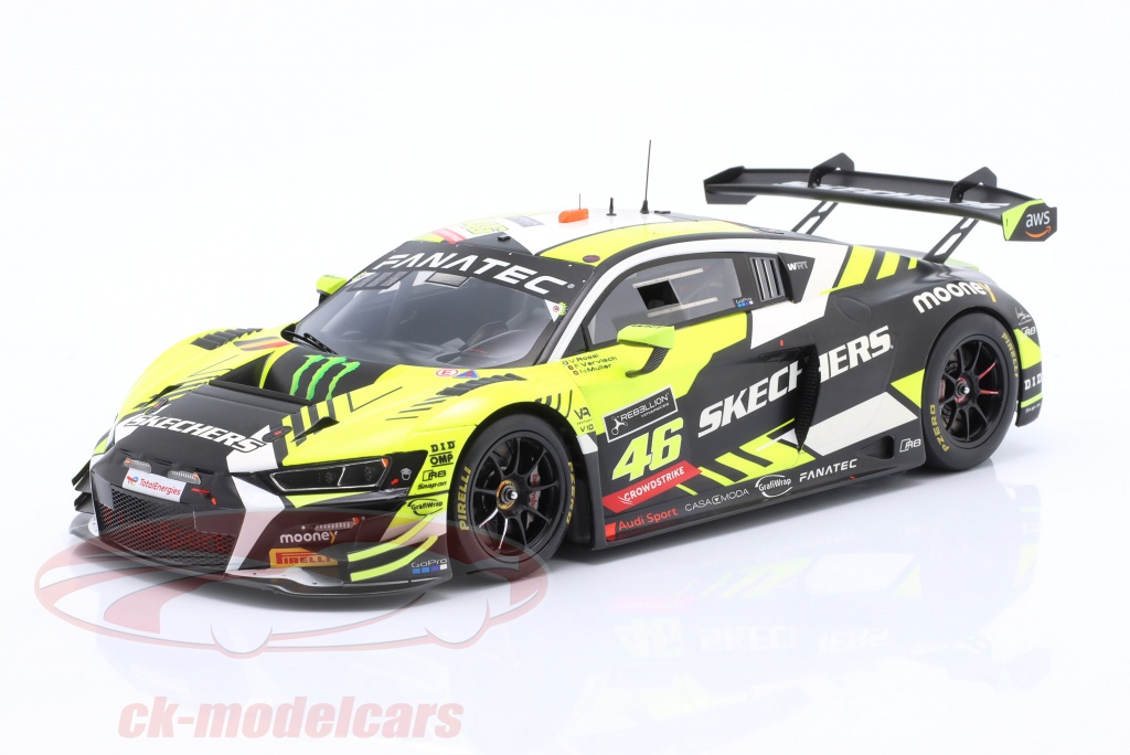 Spark 1:18 Audi R8 LMS GT3 #46 24h Spa 2022 V. Rossi, Vervisch, Müller Audi WRT 18SB054 model ...