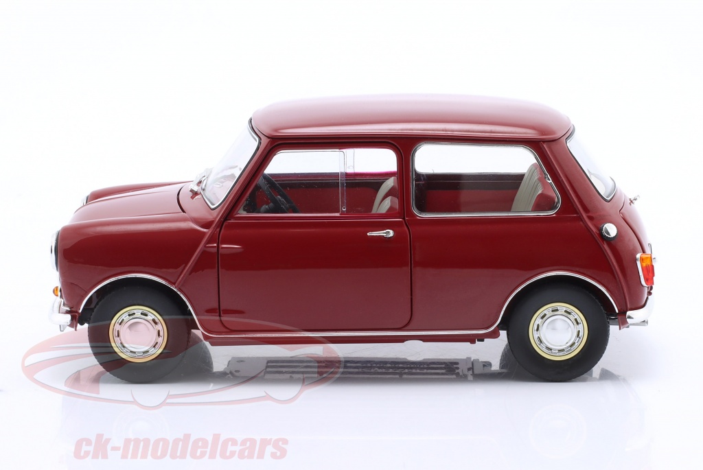 Kyosho 1:18 Morris Mini Minor year 1964 cherry red 08964R model car ...