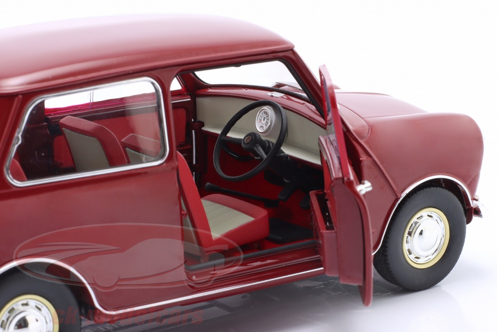 Kyosho 1:18 Morris Mini Minor year 1964 cherry red 08964R model car ...