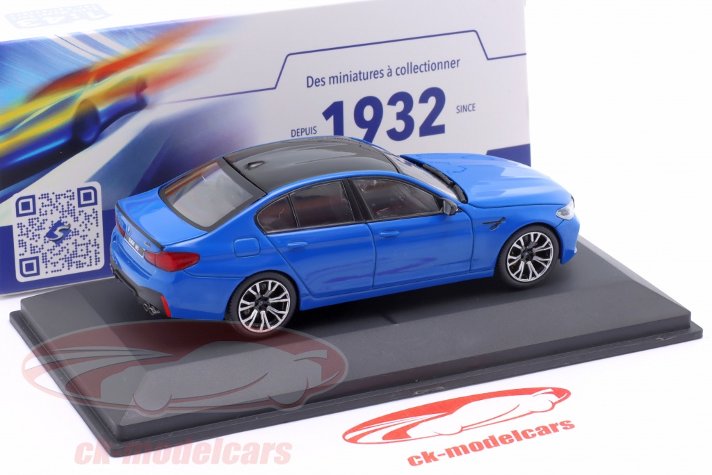 Solido 1:43 BMW M5 Competition (F90) Construction year 2022 voodoo blue S4312703 model car ...