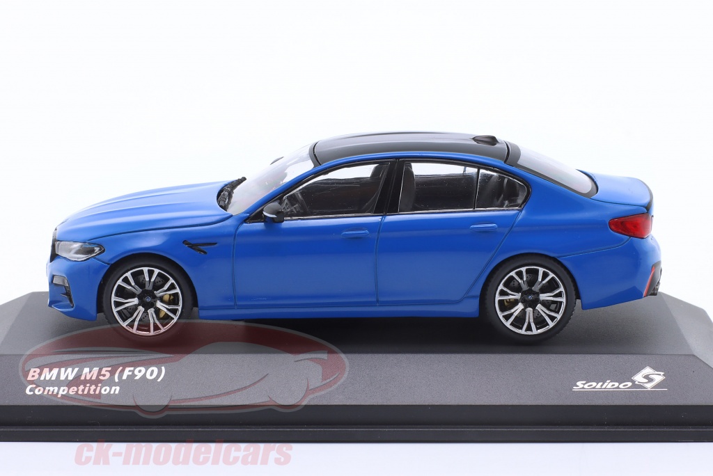 Solido 1:43 BMW M5 Competition (F90) Construction year 2022 voodoo blue S4312703 model car ...