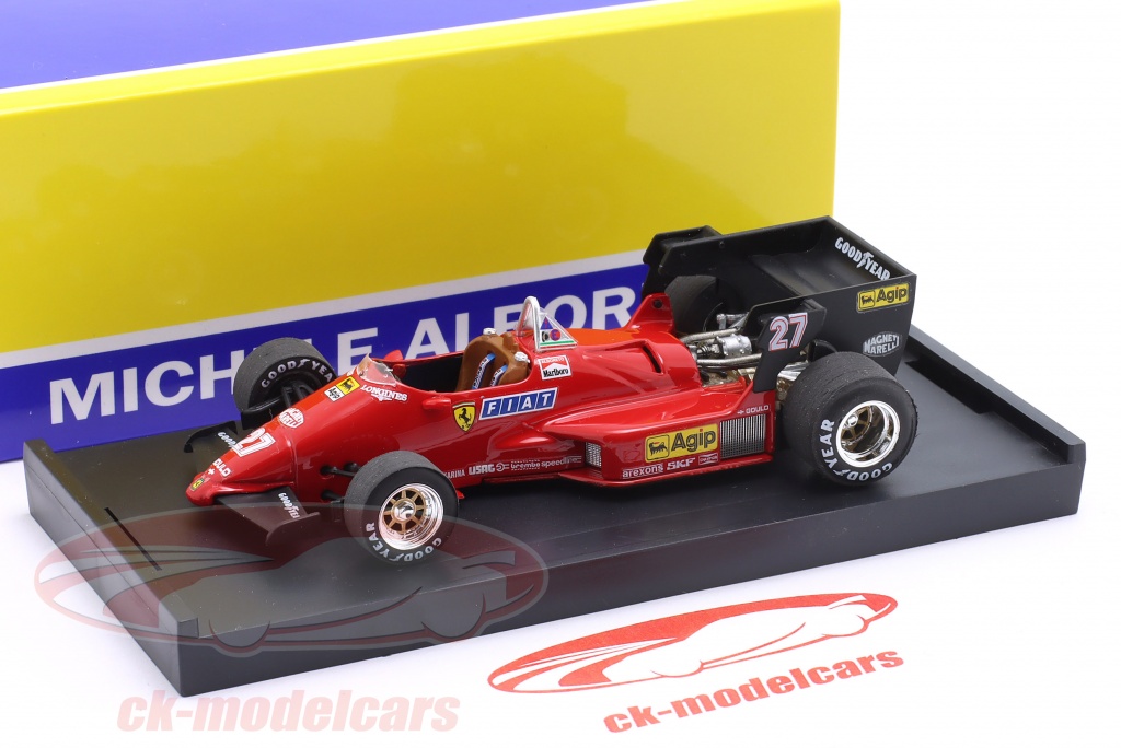 Brumm 1:43 M. Alboreto Ferrari 126 C4 #27 gagnant Belgique GP formule 1 1984 R142 modèle voiture ...