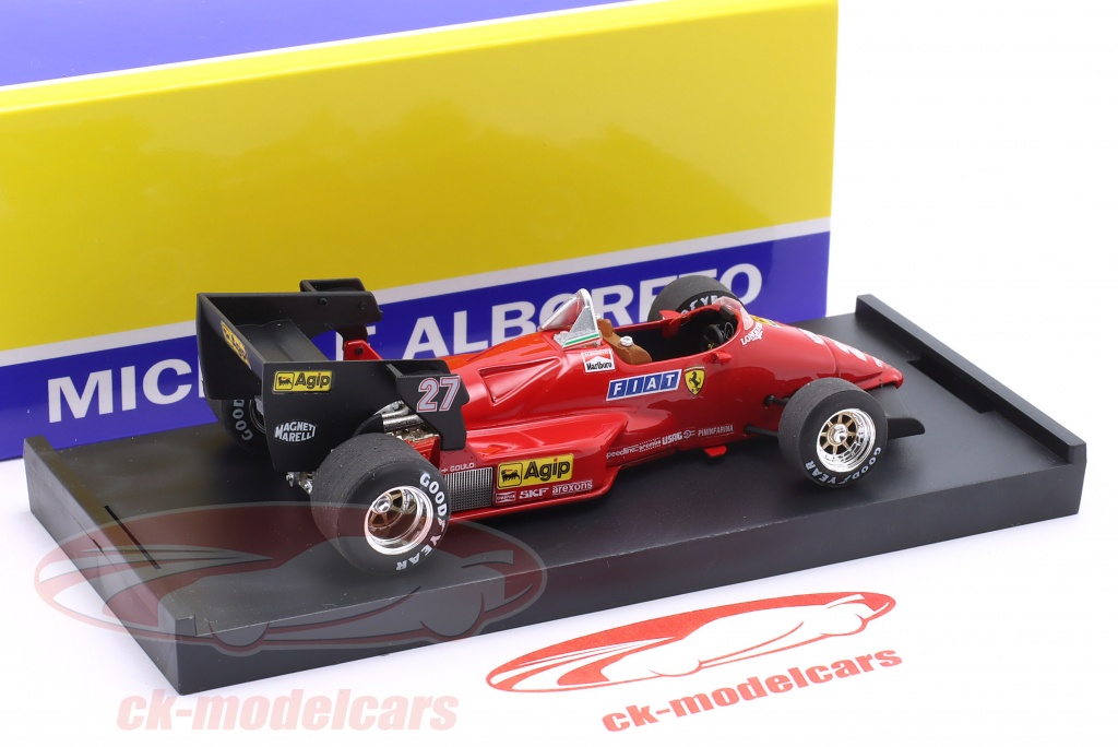 Brumm 1:43 M. Alboreto Ferrari 126 C4 #27 gagnant Belgique GP formule 1 1984 R142 modèle voiture ...