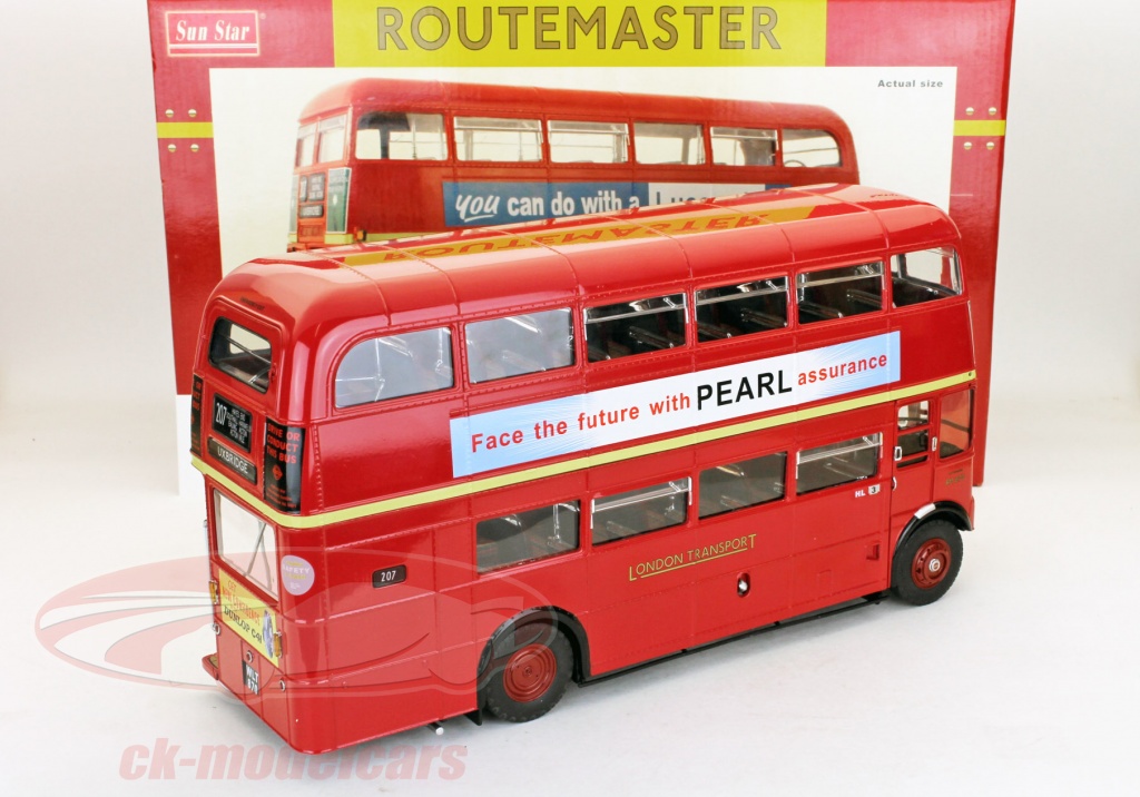 Sun Star Models 1:24 Routemaster London Bus 1961 production première ...