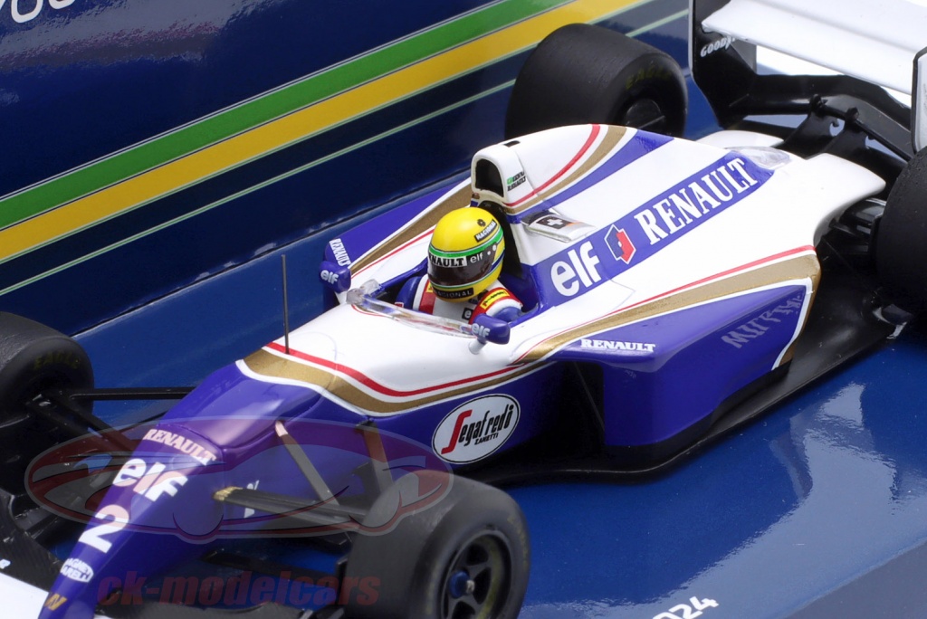 Minichamps 1:43 A. Senna Williams FW16 #2 San Marino GP 式 1 1994 Dirty Version 540943302 モデル 車 ...
