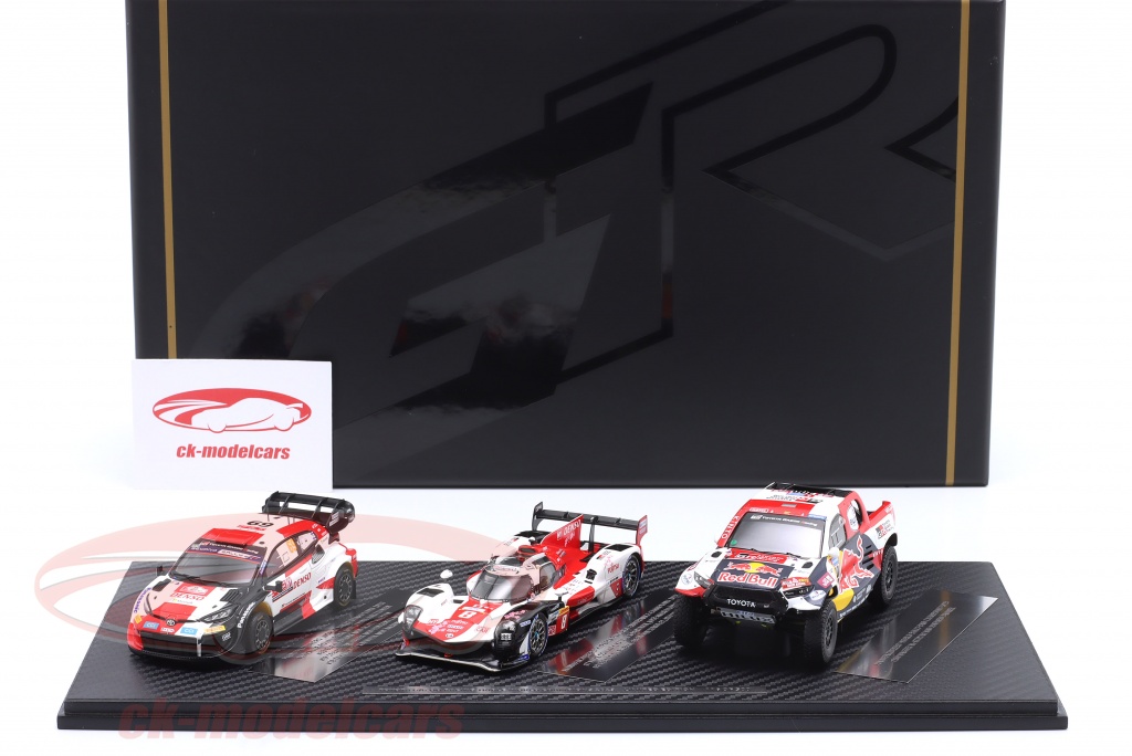 Spark 1:43 3-Car Set Toyota Gazoo Racing Triple Champion 2023 TBMTR ...