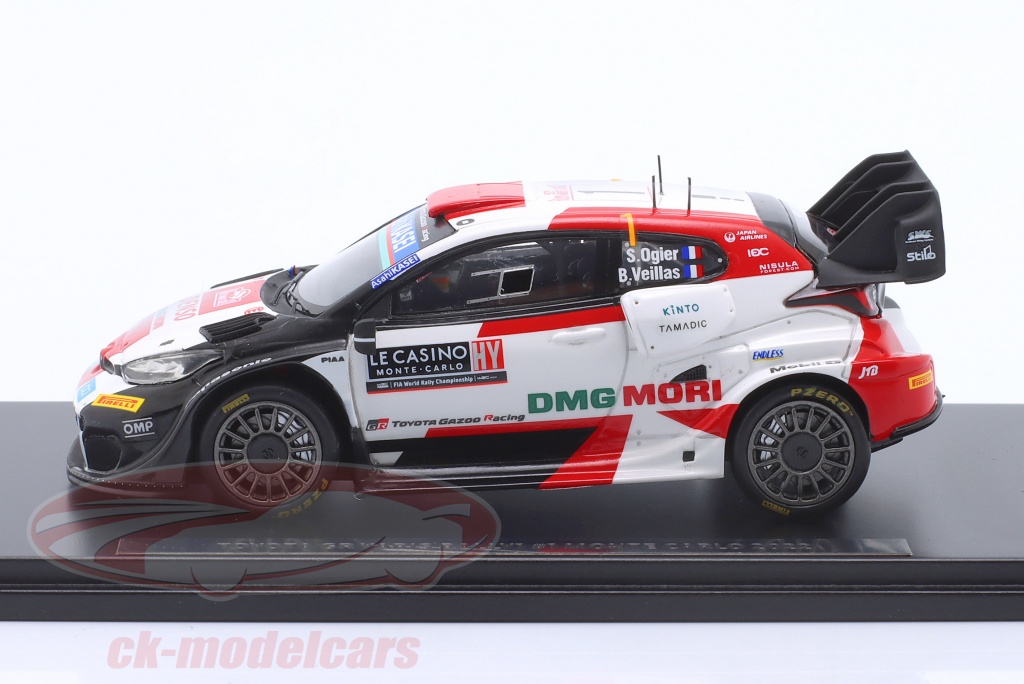 Spark 1:43 Toyota GR Yaris Rally1 #1 2nd Rallye Monte Carlo 2022 Ogier ...