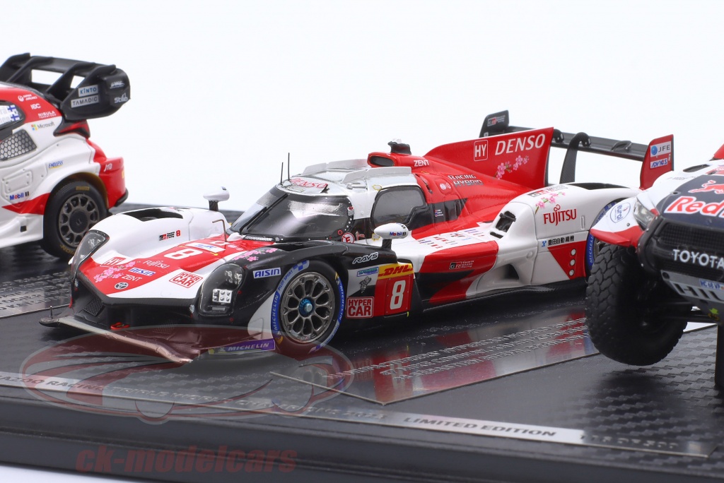 Spark 1:43 3-Car Set Toyota Gazoo Racing Triple Champion 2023 TBMTR ...