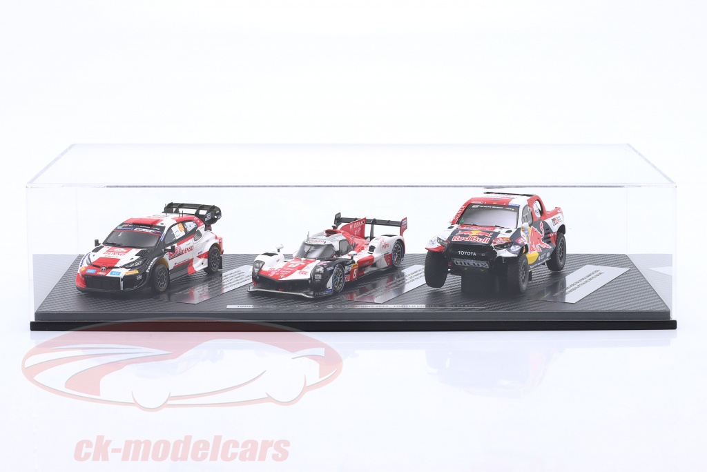 Spark 1:43 3-Car Set Toyota Gazoo Racing Triple Champion 2023 TBMTR ...