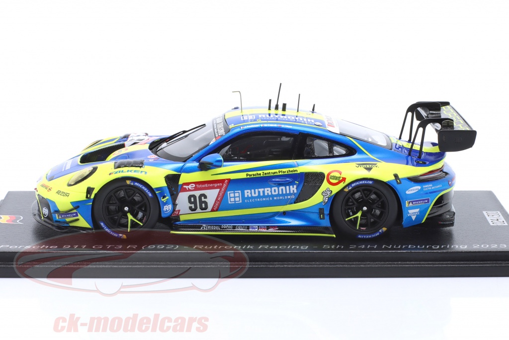 Spark 1:43 Porsche 911 (992) GT3 R #96 5ème 24h Nürburgring 2023 ...