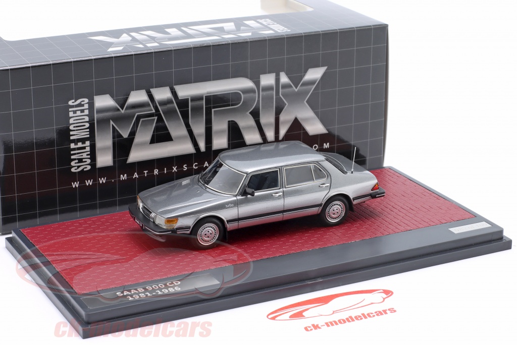 Matrix 1:43 Saab 900 CD Baujahr 1981-1984 silber MX41801-051 Modellauto MX41801-051 041801051006