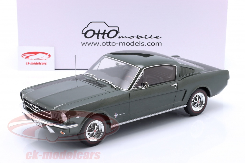 Ottomobile 1:12 Ford Mustang Fastback Baujahr 1965 dunkelgrün G079 ...