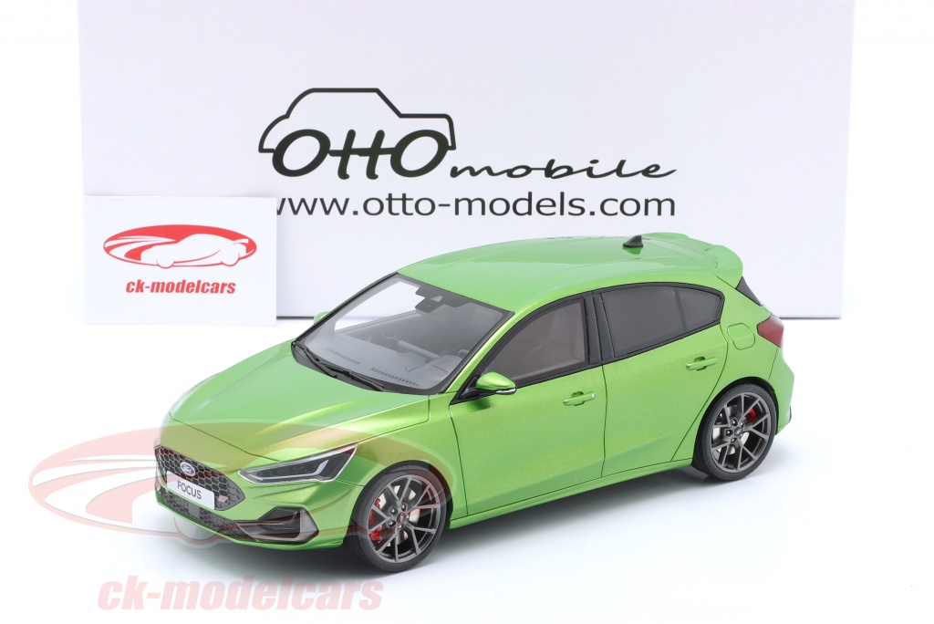Ottomobile 1:18 Ford Focus MK5 ST Phase 2 建設年 2022 緑 OT450 モデル 車 OT450 ...