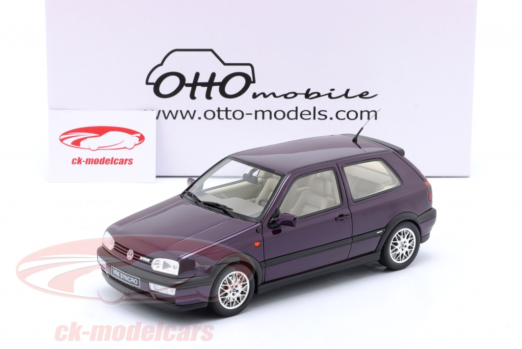 Ottomobile 1:18 Volkswagen VW Golf III VR 6 Syncro year 1995 purple ...