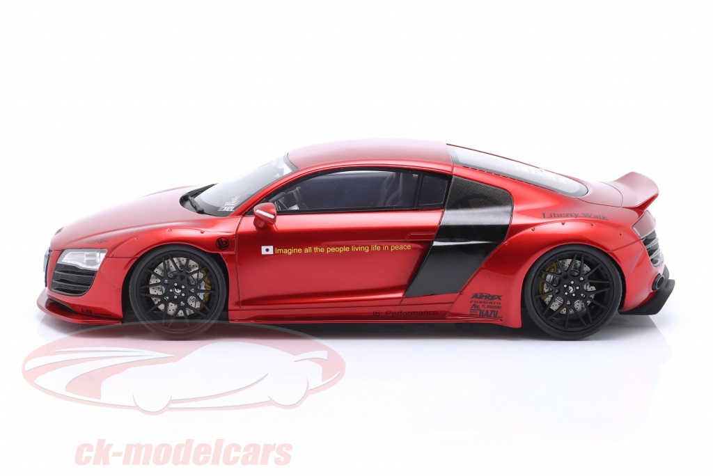 GT-SPIRIT 1:18 Audi R8 LB-Works year 2022 candy red GT892 model car ...