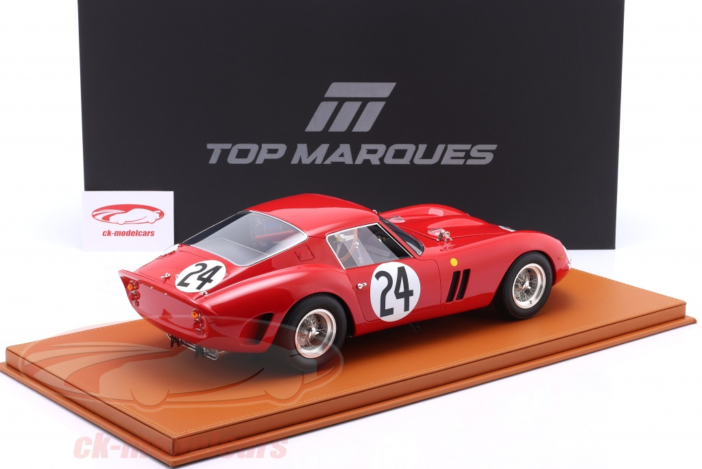 TopMarques 1:12 Ferrari 250 GTO #24 2nd 24h LeMans 1963 Blaton, van Ophem TopBrands TM12-56C ...