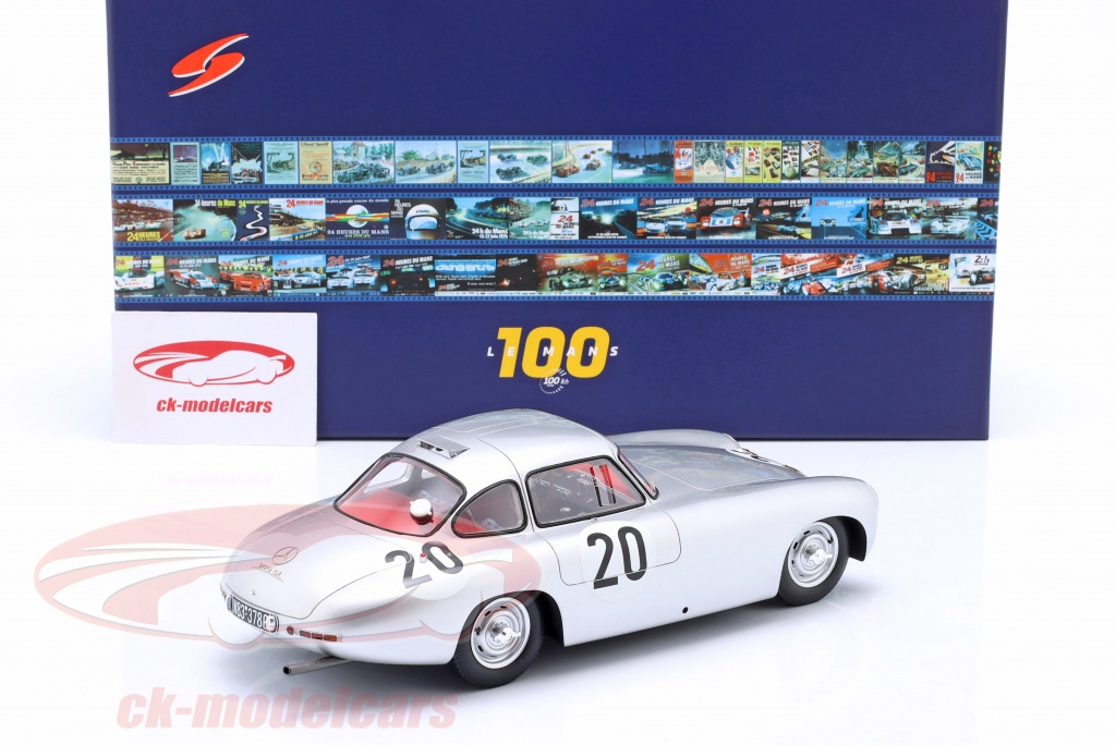 Spark 1:18 Mercedes-Benz 300 SL #20 2nd 24h LeMans 1952 Helfrich ...