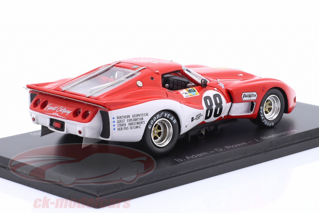 Spark 1:43 Chevrolet Corvette #88 24h LeMans 1980 Bienvenue, Adam, Rowe ...