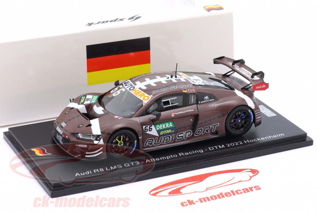 Spark 1:43 Audi R8 LMS GT3 #66 DTM Hockenheim 2022 M. Zug SG874 モデル 車 ...