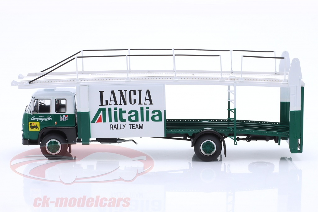 Ixo 1:43 Fiat 673 Carreras Auto transportador Lancia Alitalia Rallye ...