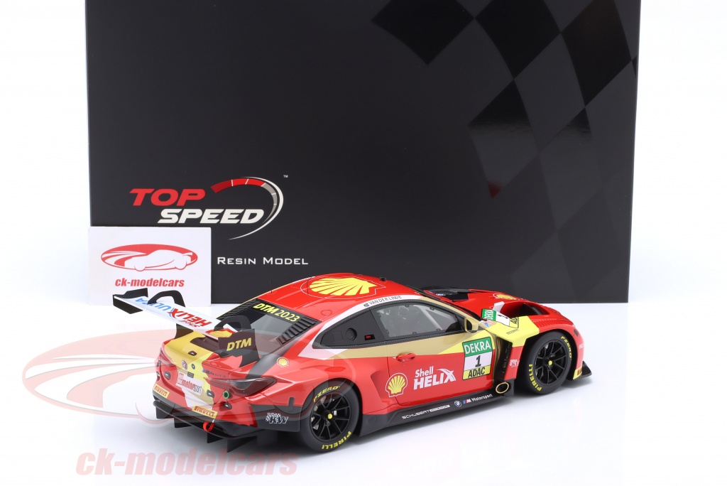 True Scale 1:18 BMW M4 GT3 #1 DTM 2023 Sheldon van der Linde Team ...
