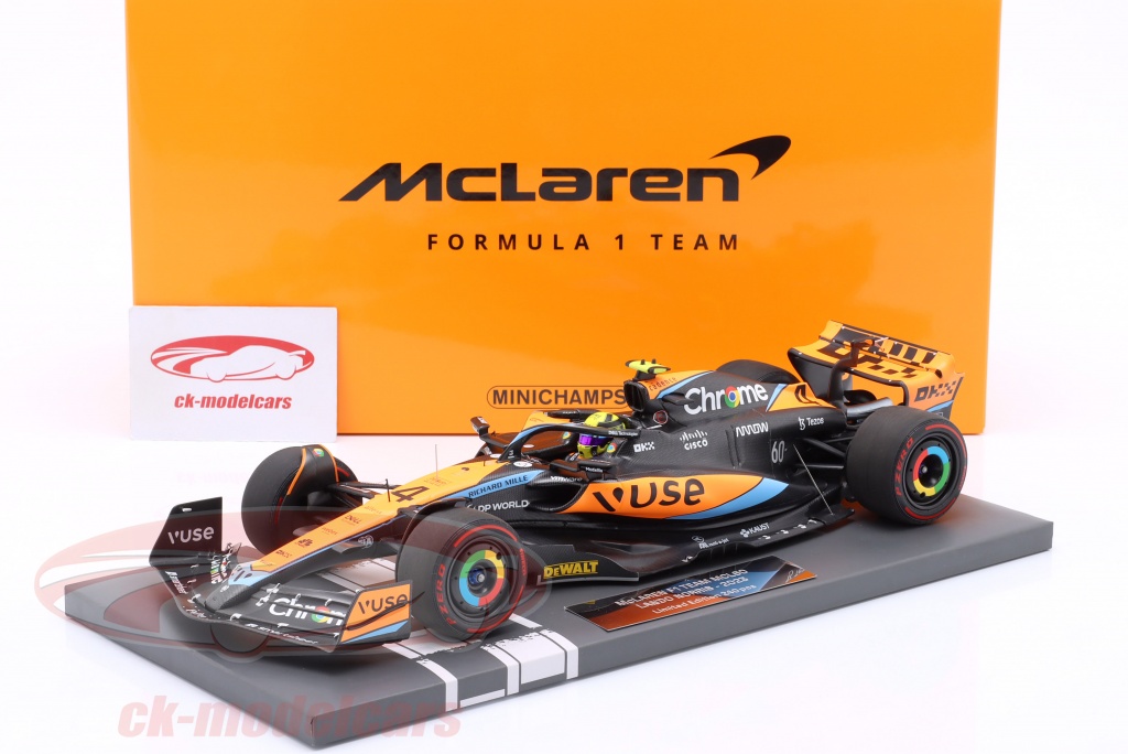 Minichamps 1:18 Lando Norris McLaren MCL60 #4 Formula 1 2023 537231804 ...