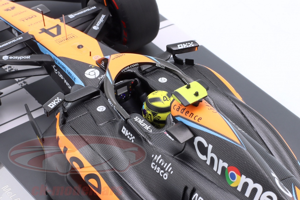 Minichamps 1:18 Lando Norris McLaren MCL60 #4 Formula 1 2023 537231804 ...
