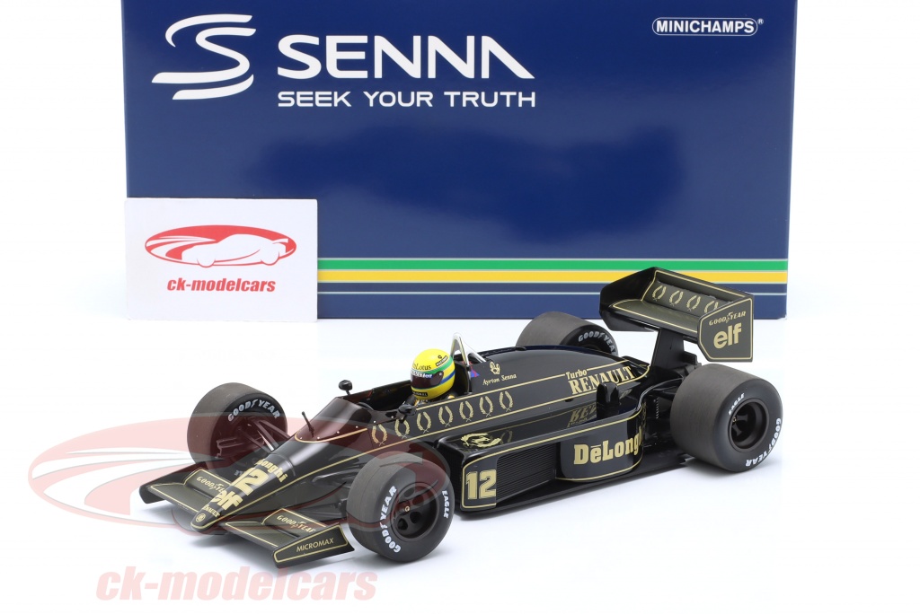 Minichamps 1:18 Ayrton Senna Lotus 98T Dirty Version #12 formule 1 1986 ...