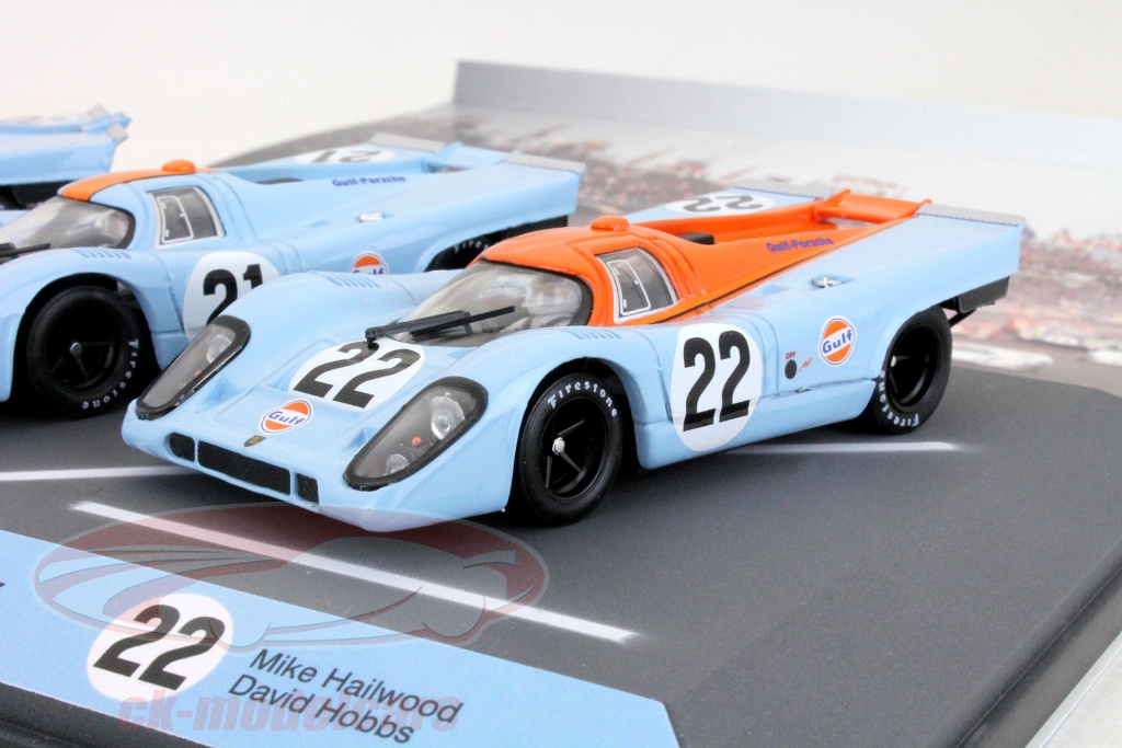 Brumm 1:43 Porsche 917 #20 #21 #22 3-Car Set 24h Le Mans 1970 AS54 modelo coche AS54 8020677021988
