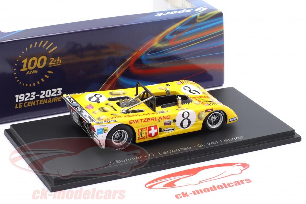 Spark 1:43 Lola T280 #8 24h LeMans 1972 Bonnier, Larrousse, van Lennep S9435 模型 汽车 S9435 ...