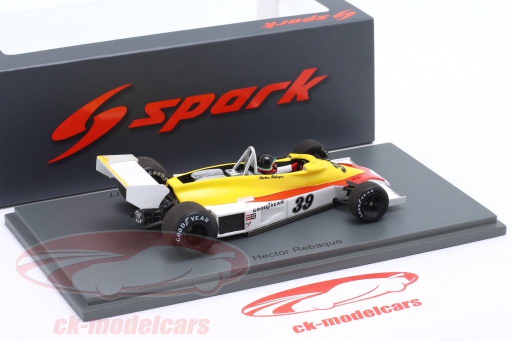 Spark 1:43 Hector Rebaque Hesketh 308E #39 Pratique Belge GP formule 1 ...
