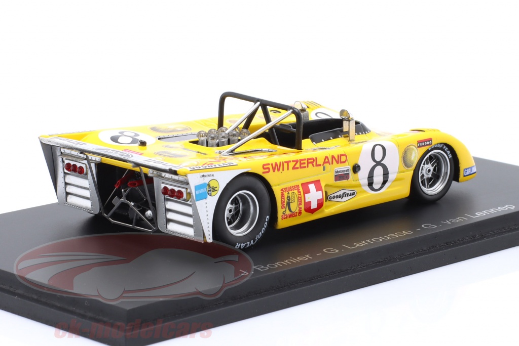 Spark 1:43 Lola T280 #8 24h LeMans 1972 Bonnier, Larrousse, van Lennep S9435 模型 汽车 S9435 ...