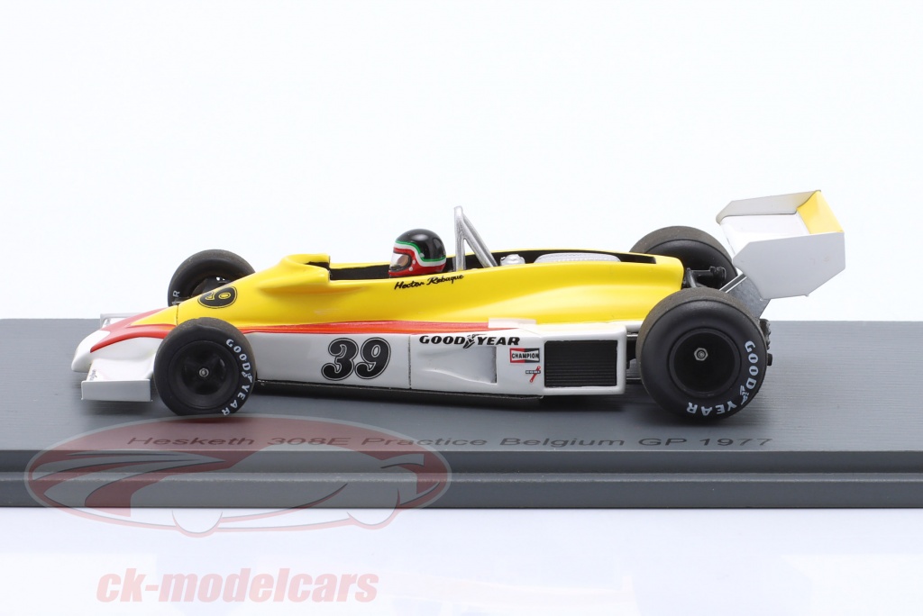 Spark 1:43 Hector Rebaque Hesketh 308E #39 Prática Belga GP Fórmula 1 ...