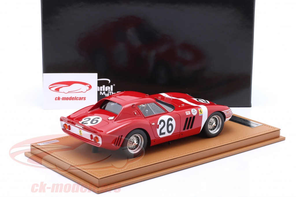 Tecnomodel 1:18 Ferrari 250 GTO 64 #26 12h Reims 1964 Rodríguez, Vaccarella TM18-96E モデル 車 TM18-96E