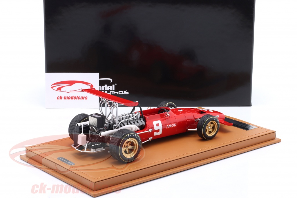 Tecnomodel 1:18 Chris Amon Ferrari 312 F1 #9 南アフリカ GP 式 1 1969 TM18-200D モデル 車 TM18-200D