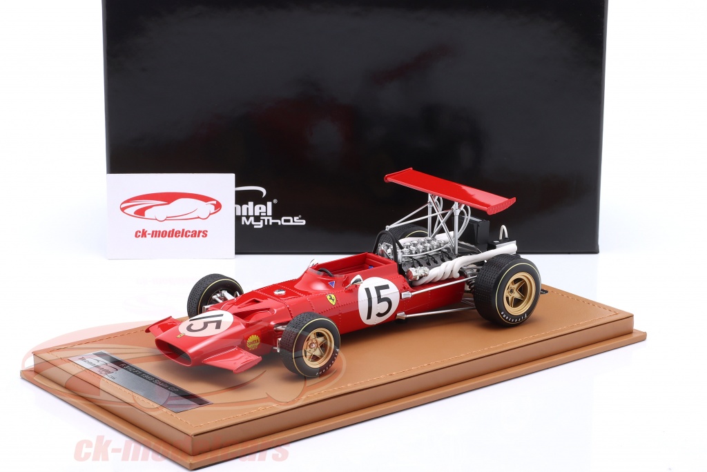 Tecnomodel 1:18 Chris Amon Ferrari 312 F1 #15 Spanien GP Formel 1 1969 ...