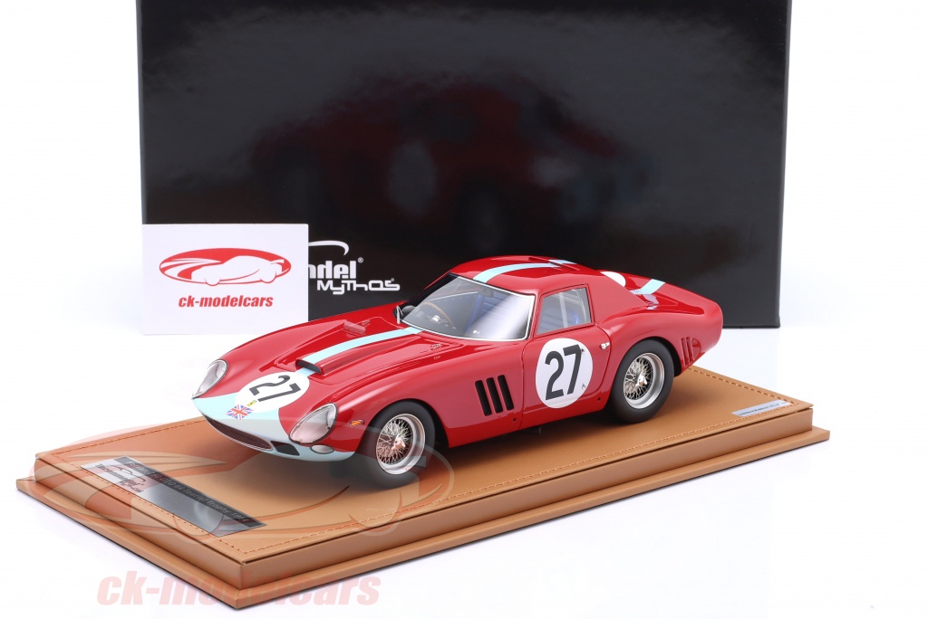 Tecnomodel 1:18 Ferrari 250 GTO 64 #27 6th Tourist Trophy 1964 Innes ...