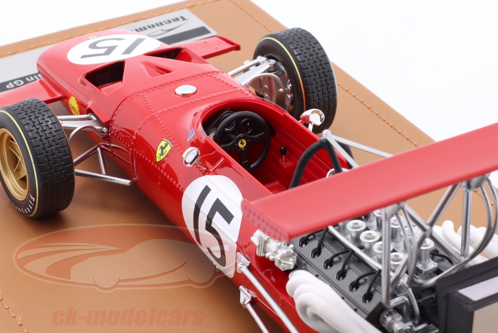 Tecnomodel 1:18 Chris Amon Ferrari 312 F1 #15 España GP fórmula 1 1969 ...